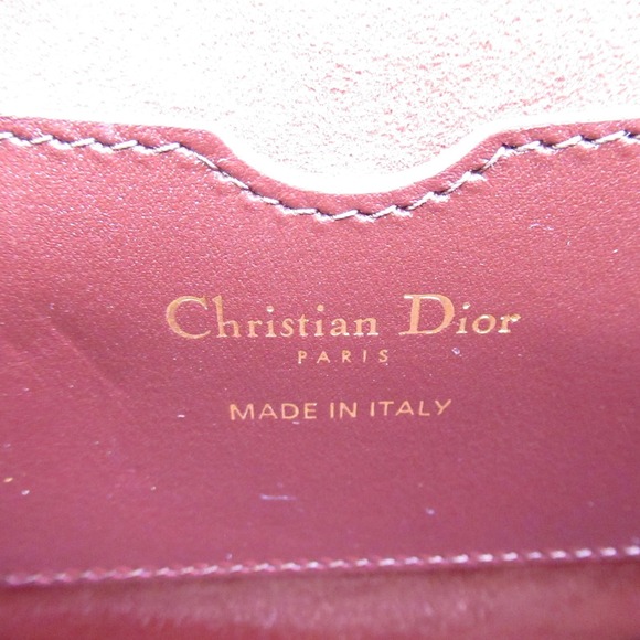 Dior | Bags | Dior Medium Bobby Calfskin Leather Shoulder Bag Red ...